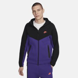 Nike Sportswear Tech Fleece Windrunner Herren-Hoodie mit durchgehendem Reißverschluss - Lila