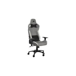 Corsair T3 RUSH - gaming chair - fabric - grey white Gaming Stuhl - Stoff - Bis zu 120 kg