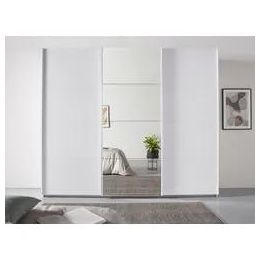 Schwebetürenschrank Rauch "Kleiderschrank Schrank Garderobe TOPSELLER OTELI inkl. Inneneinteilung" Schränke Gr. B/H/T: 271 cm x 229 cm x 62 cm, weiß mit 3 Innenschubladen sowie zusätzlichen Einlegeböden MADE IN GERMANY