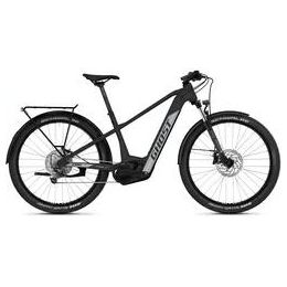 E-Bike GHOST "E-Teru B Advanced EQ" E-Bikes Gr. 38cm, 27,5 + Zoll (69,85cm), grau (dunkelgrau, hellgrau) Pedelec, Elektrofahrrad für Damen u. Herren, MTB