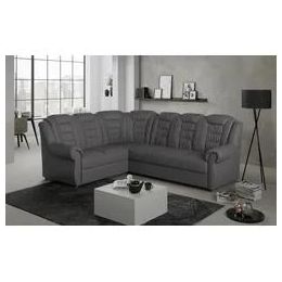 Ecksofa Home Affaire "Boston L-Form" Sofas Gr. B/H/T: 266 cm x 102 cm x 216 cm, Kunstleder SOFTLUX, langer Schenkel rechts, Ohne Bettfunktion-ohne Schubkasten, braun (fango) Gemütliches Ecksofa mit hoher Rückenlehne in klassischem Design