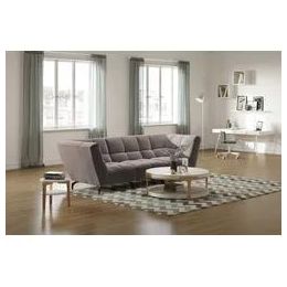 Ecksofa Inosign "Bahamas L-Form" Sofas Gr. B/H/T: 288cm x 88cm x 104cm, Velours, rosa (rosewood) Ecksofa aus der Modul-Serie »Lamiya«, unendlich erweiterbar