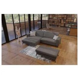 Sit & More Ecksofa SIT&MORE "Bolero L-Form" Sofas Gr. B/H/T: 290 cm x 88 cm x 178 cm, Luxus-Microfaser Euphoria, Recamiere links, mit Kopfteilverstellung-ohne Bett-ohne Bettkasten, braun (schlamm)