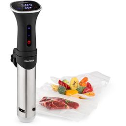 Klarstein - Sous Vide Garer, Effizienter Sous Vide Stick, Sous-Vide-Garer, Sous Vide Garer Stick, 1200 w, 20-95°C, Timer, App-Steuerung,