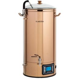 Klarstein - Bierbrauset zum Selber Brauen, Edelstahl Bierbrauset, 50L Bierbrauanlage, xxl Maischekessel Beer Brewing Kit für Anfänger, 9 Programme,