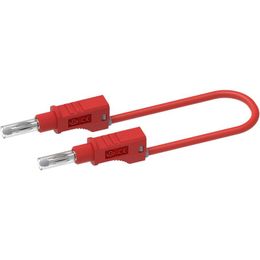 2217/600V-CD1-50R Messleitung Bananenstecker Bananenstecker 0.50 m Rot 1 St. - Electro Pjp