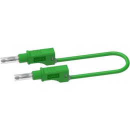 2217/600V-CD1-100V Messleitung Bananenstecker Bananenstecker 1.00 m Grün 1 St. - Electro Pjp