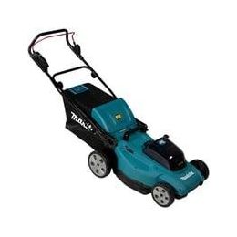 Makita Akku-Rasenm&auml;her DLM480CT2, 36Volt (2x18Volt) blau/schwarz, 2x Li-Ionen Akku 5,0Ah