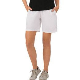 TRIGEMA Jerseyhose TRIGEMA Sport-Shorts mit Innenslip aus Netz (1-tlg), weiß