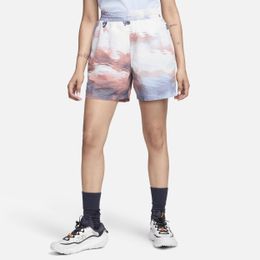 Nike ACG Damen-Shorts mit hohem Bund - Blau