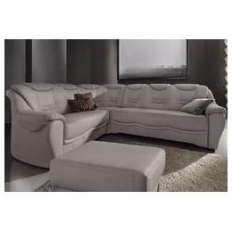 Sit & More Ecksofa SIT & MORE "Benson L-Form" Sofas Gr. B/H/T: 265cm x 94cm x 215cm, Luxus-Microfaser, langer Schenkel rechts, ohne Bettfunktion, grau wahlweise mit Bettfunktion