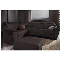 Sit & More Ecksofa SIT & MORE "Benson L-Form" Sofas Gr. B/H/T: 265cm x 94cm x 215cm, Luxus-Microfaser ALTARA NUBUCK, langer Schenkel rechts, mit Bettfunktion, schwarz wahlweise mit Bettfunktion