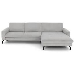 Ecksofa DIE PLANBAR "MP-IN20110 L-Form" Sofas Gr. B/H/T: 302cm x 87cm x 178cm, Cord, Ottomane rechts, Ausführung, grau optional mit Funktionen erhältlich, Federkern-Polsterung