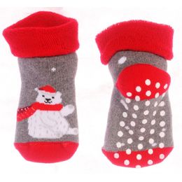 Martinex Thermosocken Socken Baby Kinder warme genoppte Weihnachtssocken Antirutschsocken 20 21 22 23 25 26 28 29 30 31 33 35