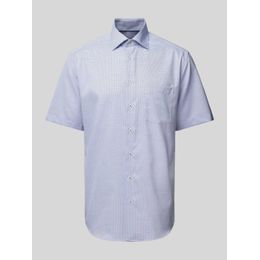 Eterna Modern Fit Business-Hemd mit Allover-Muster