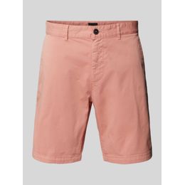 BOSS Orange Slim Fit Chinoshorts mit Gürtelschlaufen