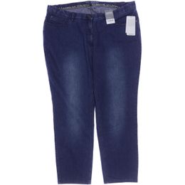 Ulla Popken Damen Jeans, blau, Gr. 52