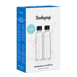 SODAPOP Glasflaschen 0,6L 2er-Set für Logan