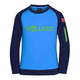 Trollkids Sweatshirt "Sandefjord" in Hellblau - 92