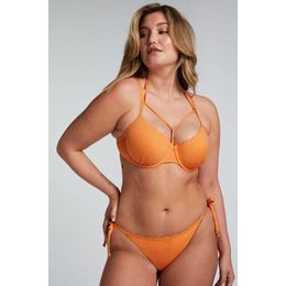 Hunkemöller Hunkemöller Bikini Slip Cheeky Tanga Scallop Lurex Orange