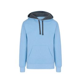 TRIGEMA Kapuzensweatshirt »Kapuzenshirt aus Sweat-Qualität« iceblue-melange S S Sweat-Qualität, innen angeraut