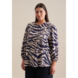 Seidensticker Tunika »Schwarze Rose« marineblau 50 50 Passform: Regular