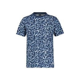 Lerros T-Shirt »T-Shirt für Herren mit floralem Druck« STORM BLUE L L Floraler Druck