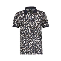 Lerros Poloshirt »Herren Poloshirt mit floralem Alloverprint« CLASSIC NAVY M M Floraler Alloverprint