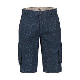 Lerros Bermudas &raquo;Cargo-Bermuda mit aufgesetzten Taschen und Druck&laquo; CLASSIC NAVY 3XL - extraweit extraweit 3XL Cargo Bermuda mit Druck