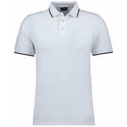 Ragman Poloshirt Weiss 58 58 Polo mit Struktur