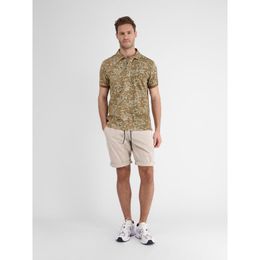 Lerros Poloshirt »Herren Poloshirt, floral bedruckt« DESERT SAND S S Florales Muster