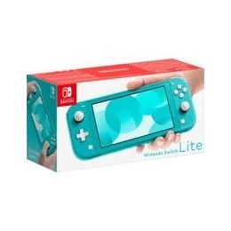 Nintendo Switch Lite, Spielkonsole türkis Datenspeicher: 32 GB Display: 5,5" (14 cm) Multi-Touch-Screen, 1280 x 720 Pixel