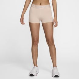 Nike Pro Shorts mit mittelhohem Bund für Damen (ca. 7,5 cm) - Braun