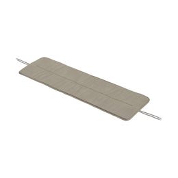 muuto - Sitzkissen für Linear Steel Bank, L 110 cm, hellgrau