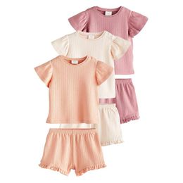 next T-Shirt & Shorts 6-teiliges Baby-Set mit T-Shirt und Shorts (6-tlg)