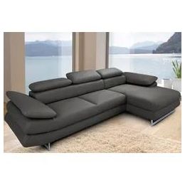 Ecksofa Inosign "Solution L-Form", grau, B:270cm H:73cm T:167cm, Sofas, wahlweise mit Bettfunktion