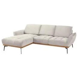 Guido Maria Kretschmer Home & Living Ecksofa GUIDO MARIA KRETSCHMER HOME & LIVING "Palíc, L-Form" Sofas Gr. B/H/T: 245cm x 87cm x 185cm, Webstoff, Recamiere links, beige (papyrus)