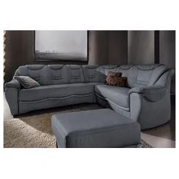 Sit & More Ecksofa SIT & MORE "Benson L-Form" Sofas Gr. B/H/T: 265cm x 94cm x 215cm, Luxus-Microfaser ALTARA NUBUCK, langer Schenkel links, ohne Bettfunktion, grau (dunkelgrau) wahlweise mit Bettfunktion