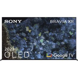 F (A bis G) Sony OLED-Fernseher "XR-83A80L" Fernseher Smart-TV, TRILUMINOS PRO, BRAVIA CORE, mit exklusiven PS5-Features schwarz (titanschwarz) LED Fernseher