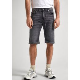Shorts Pepe Jeans Gr. 33, N-Gr, blau (medium used) Herren Hosen Shorts mit Markenlabel auf der Rückseite