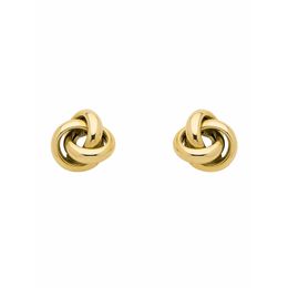 Adelia´s Paar Ohrhänger ADELIA´S "333 Gold Ohrringe Ohrstecker Knoten" Gr. Damen, Gelbgold 333, goldfarben (gold) Damen Ohrhänger Goldschmuck für