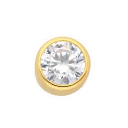 Adelia´s Ketten-Anhänger ADELIA´S "333 Gold Anhänger mit Zirkonia" Schmuckanhänger Gr. mit Zirkonia, Gelbgold 333, goldfarben (gold) Damen Anhänger 333 Gold mit Zirkonia Goldschmuck für