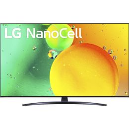 G (A bis G) LG LED-Fernseher "55NANO769QA" Fernseher α5 Gen5 4K AI-Prozessor, Direct LED, HDMI 2.0, Sprachassistenten schwarz LED Fernseher Bestseller
