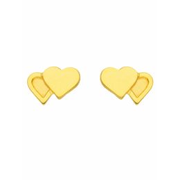 Adelia´s Paar Ohrhänger ADELIA´S "1 333 Gold Ohrringe / Ohrstecker" Gr. Damen, Gelbgold 333, goldfarben (gold) Damen Ohrhänger 333 Gold Goldschmuck für