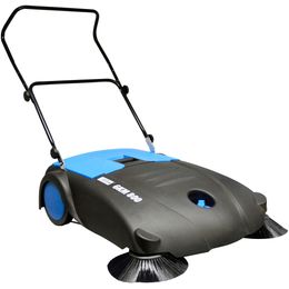 Güde Handkehrmaschine GÜDE "GKM 800", blau (blau, schwarz), H:98cm L:125cm, Kehrgeräte, klappbarer Fahrbügel