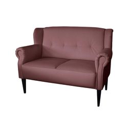 2-Sitzer Home Affaire "Moro", rot (bordeaux), B:142cm H:101cm T:73cm, Luxus-Microfaser aus 100% Polyester;Softlux-Kunstleder, Sofas, mit Federkern