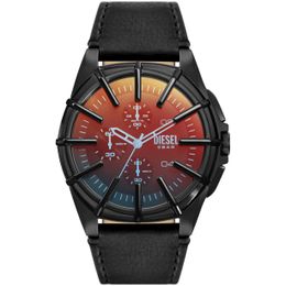 Chronograph Diesel "FRAMED" Armbanduhren schwarz Herren Hochzeitsmode Quarzuhr, Armbanduhr, Herrenuhr, Stoppfunktion