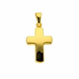 Adelia´s Kette mit Anhänger ADELIA´S "333 Gold Kreuz Anhänger" Halsketten Gr. Gelbgold 333, goldfarben (gold) Damen Ketten mit Anhänger Schmuckset - Set Halskette