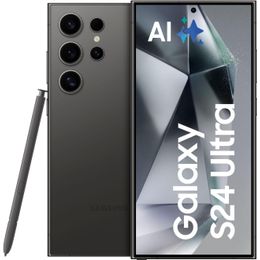 Samsung Smartphone "Galaxy S24 Ultra 512GB" Mobiltelefone AI-Funktionen schwarz (titanium black) Smartphone Android Bestseller