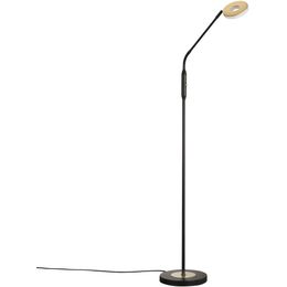 Fischer und Honsel Stehlampe FISCHER & HONSEL "Dent" Lampen Gr. Höhe: 150,00 cm, beige (sandschwarz) LED Bogenlampe Bogenlampen langlebige LED, dimmbar